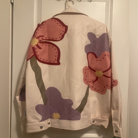 Empty Reference | Jackets & Coats | Empty Reference Loose Floral Print ...